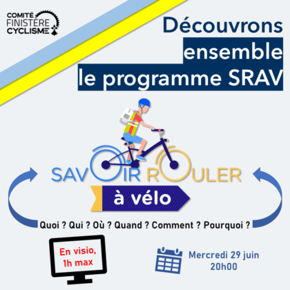 Webinaire : Savoir Rouler à Vélo (SRAV) et Ecoles Françaises de ...
